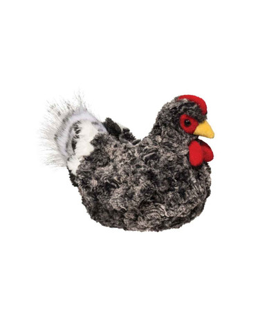 Douglas Cuddle Toy Pepper Black/Multi Hen Plush - Sprucewood