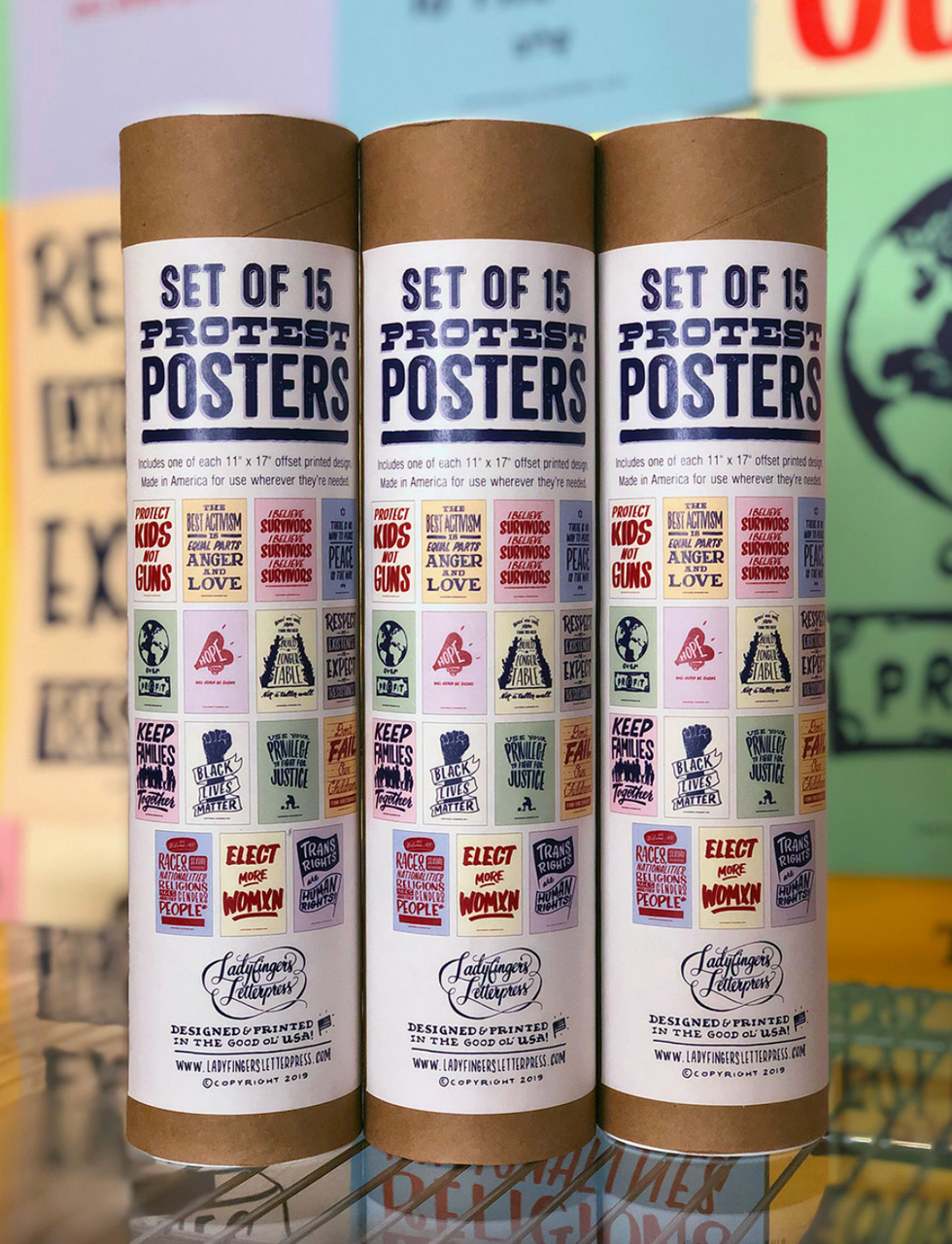 Set of 15 Protest Posters - powerandlightpress