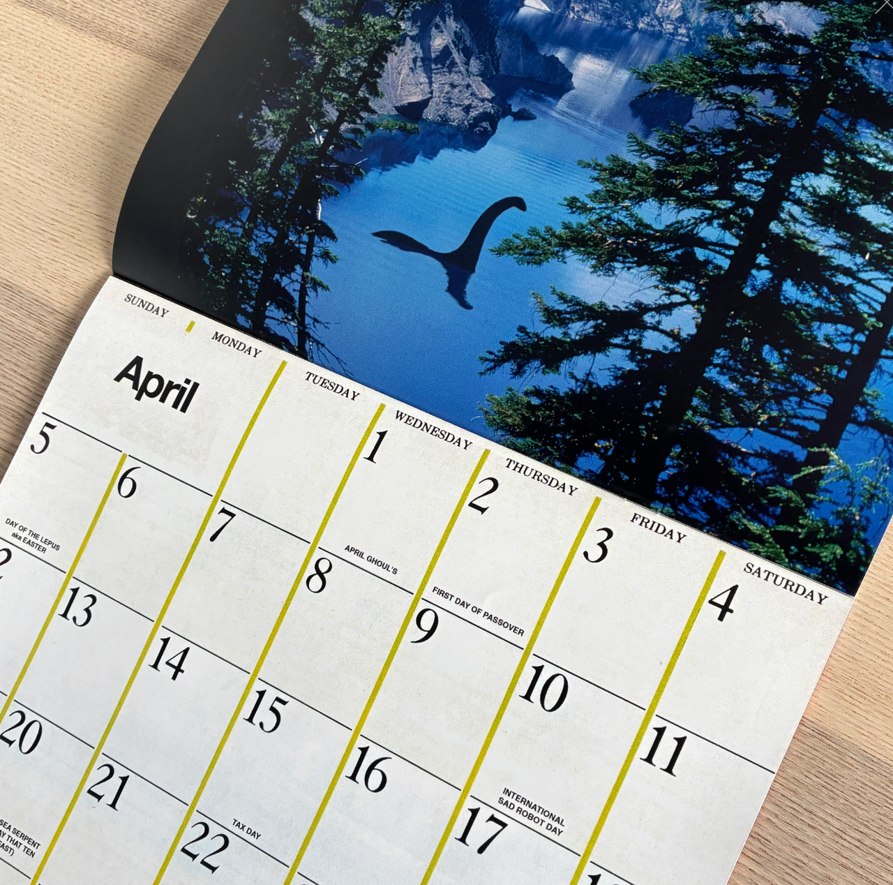 Monster Vacation Calendar 2026 - powerandlightpress