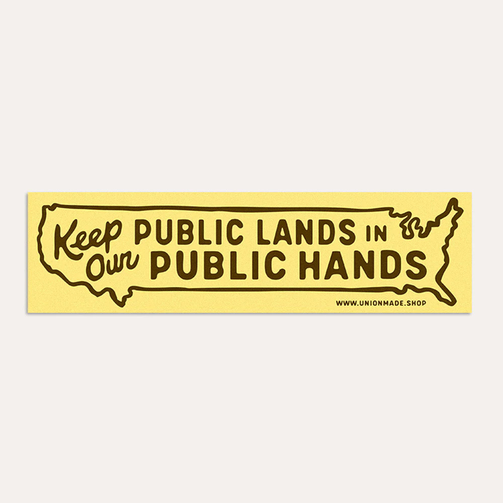 Keep Our Public Lands In Public Hands - Bumper Sticker - powerandlightpress