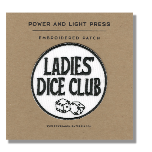 Ladies Dice Club Patch - powerandlightpress