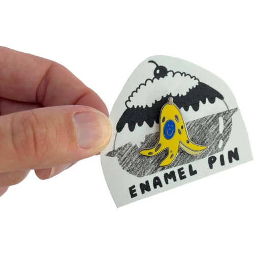 Banana Peel Pin - powerandlightpress
