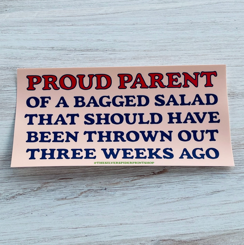 Proud Parent bumper sticker - powerandlightpress