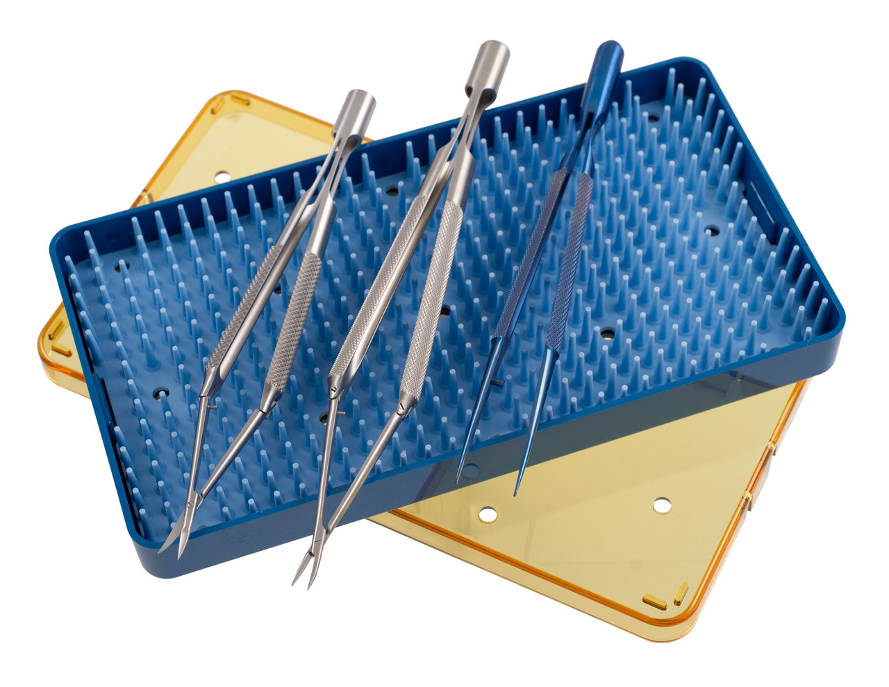 1103-900C - TITANIUM AVIAN SET W/TRAY (HEIFETZ SCISSORS, FORCEPS ...