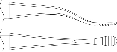 1100-490 - MILLER RASP DOUBLE END REGULAR SERRATIONS 5mm & 5mm 7 1/8 ...