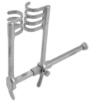 1100-608 - FRAZIER LAMINA RETRACTOR 3x4 PRONGS 1 1/4" DEEP 4" SPREAD ...