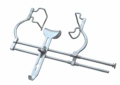 1100-611C-SET - CSU BABY BALFOUR RETRACTOR DOUBLE BAR W/XL BLADES 7 ...