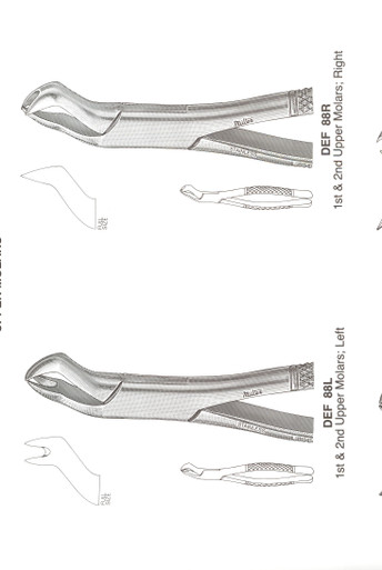 1103-361L - UNIVERSAL EXTRACTING FORCEPS #88L 1ST/2ND UPPER MOLARS LEFT ...