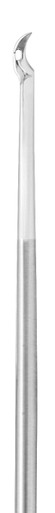 1273-409 - SIXTER SUTURE HOOK RED HANDLE TIP TURNED RIGHT STRAIGHT ...