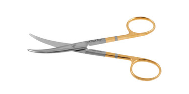 13-9811 - ENUCLEATION SCISSORS MEDIUM CURVED PC GOLD 5" - Sontec ...