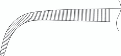 150-355 - JACOBSON GEMINI MIXTER FORCEPS RIGHT ANGLE FULL CURVED TIP 9 ...