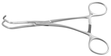 2100-347 - COOLEY DERRA CLAMP ATRAUMATIC CURVED MEDIUM JAW 6 3/4" FS ...