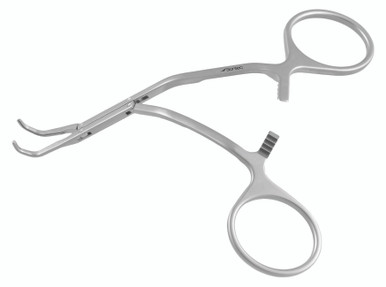2100-476 - INTERNAL FEMOROPOPLITEAL CAROTID CLAMP DOUBLE ANGLE JAW ...
