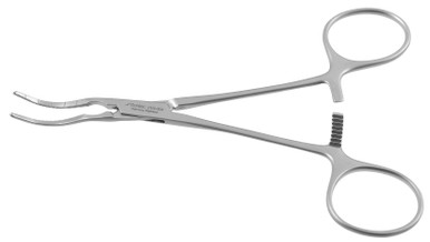 2100-504 - COOLEY PEDIATRIC VASCULAR CLAMP FULL SPOON JAW 5 1/2" FS ...