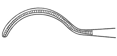 2100-504D - DEBAKEY PEDIATRIC VASCULAR CLAMP SPOON JAW 5 1/2" FS ...
