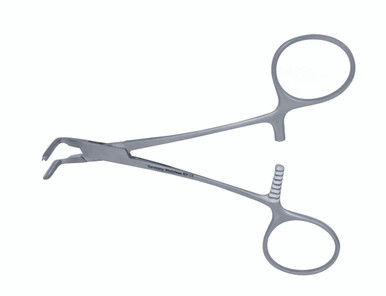 2100-512 - COOLEY PEDIATRIC VASCULAR CLAMP DELICATE 90° ANGLE 4 1/2" FS ...