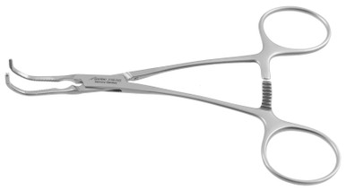 2100-522 - COOLEY PEDIATRIC VASCULAR CLAMP DELICATE DOUBLE ANGLE 8mm ...