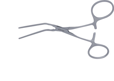 2100-606 - DEBAKEY VASCULAR CLAMP 45° ANGLE ATRAUMATIC JAW/CURVED SHANK ...