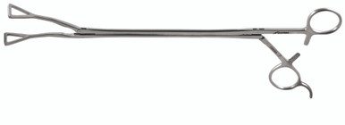 2100-826 - VATS DUVAL CLAMP W/RATCHET 1x2 DEBAKEY JAW CURVED 25mm 13.5 ...