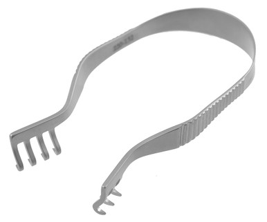 220-132 - FINSEN SELF RETAINING RETRACTOR 3 x 4 SHARP PRONGS 2 3/4 ...