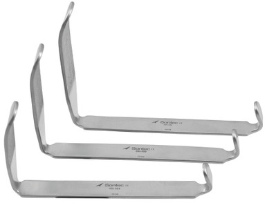 485-580 - MCIVOR MOUTH GAG COMPLETE SET W/3 BLADES (BLADES SIZE 1, 2 ...