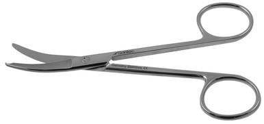 1100-299 - SPENCER SUTURE SCISSORS CURVED SIDEWAYS 4 3/4" - Sontec ...