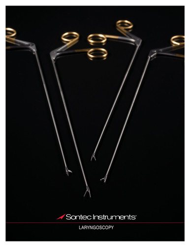 LARYNG CATALOG - LARYNGOSCOPY CATALOG - Sontec Instruments, Inc.