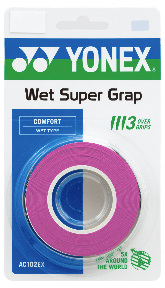 Yonex Super Grap Overgrip 3 Pack - Apollo Leisure