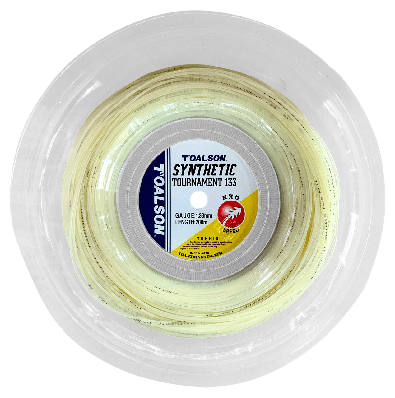 Toalson Synthetic Tournament 16 1.33mm 200M Reel - W & D Strings