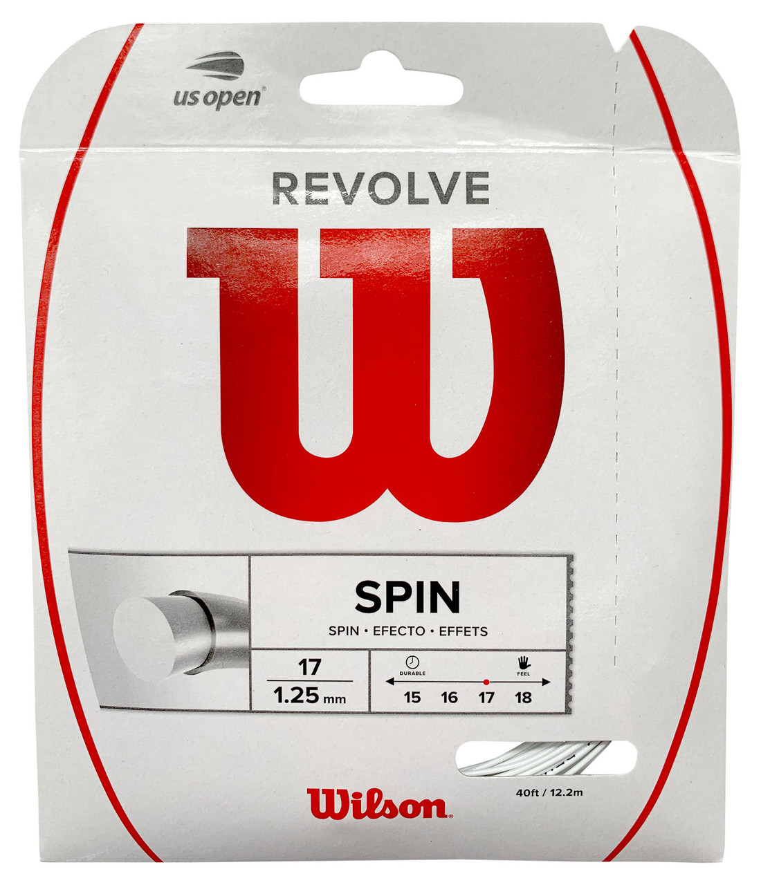 Wilson Revolve 17 1.25mm Set - Racquet Depot UK
