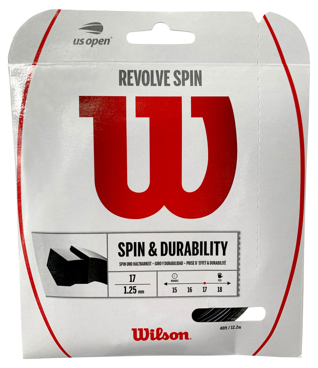 Wilson Revolve Spin 17 1.25mm Set - W & D Strings