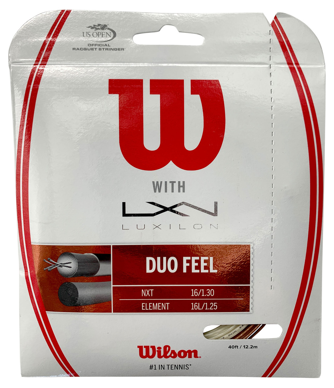 Wilson Duo Feel 1.25mm-1.30mm Hybrid Set - W & D Strings