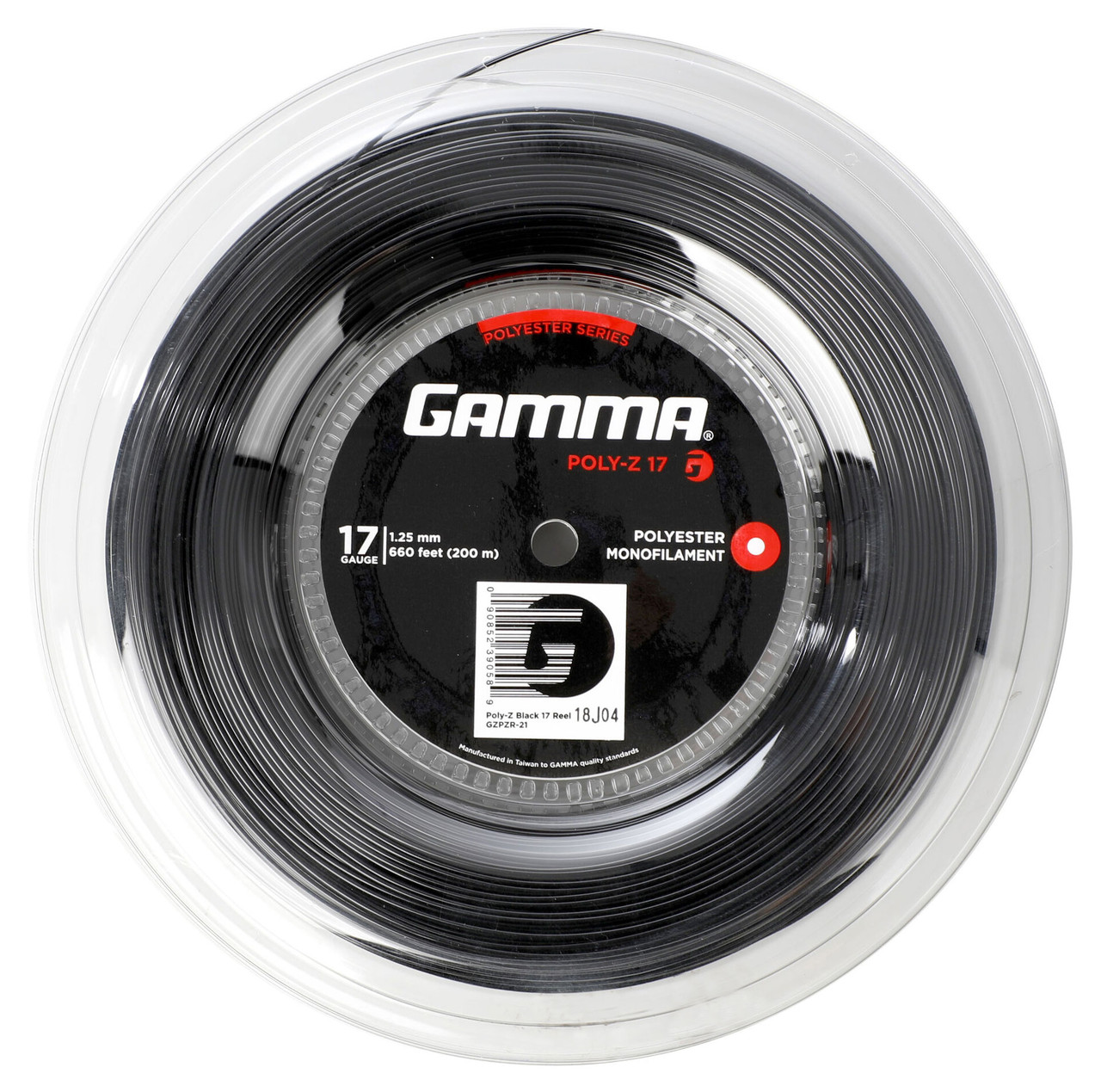 GAMMA Poly-Z 17 1.25mm 200M Reel - Racquet Depot UK