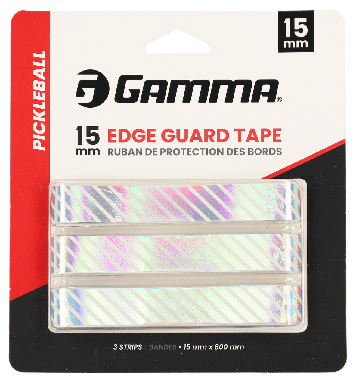 GAMMA Holographic Pickleball Paddle Edge Protection Tape 3 Pack - W & D ...