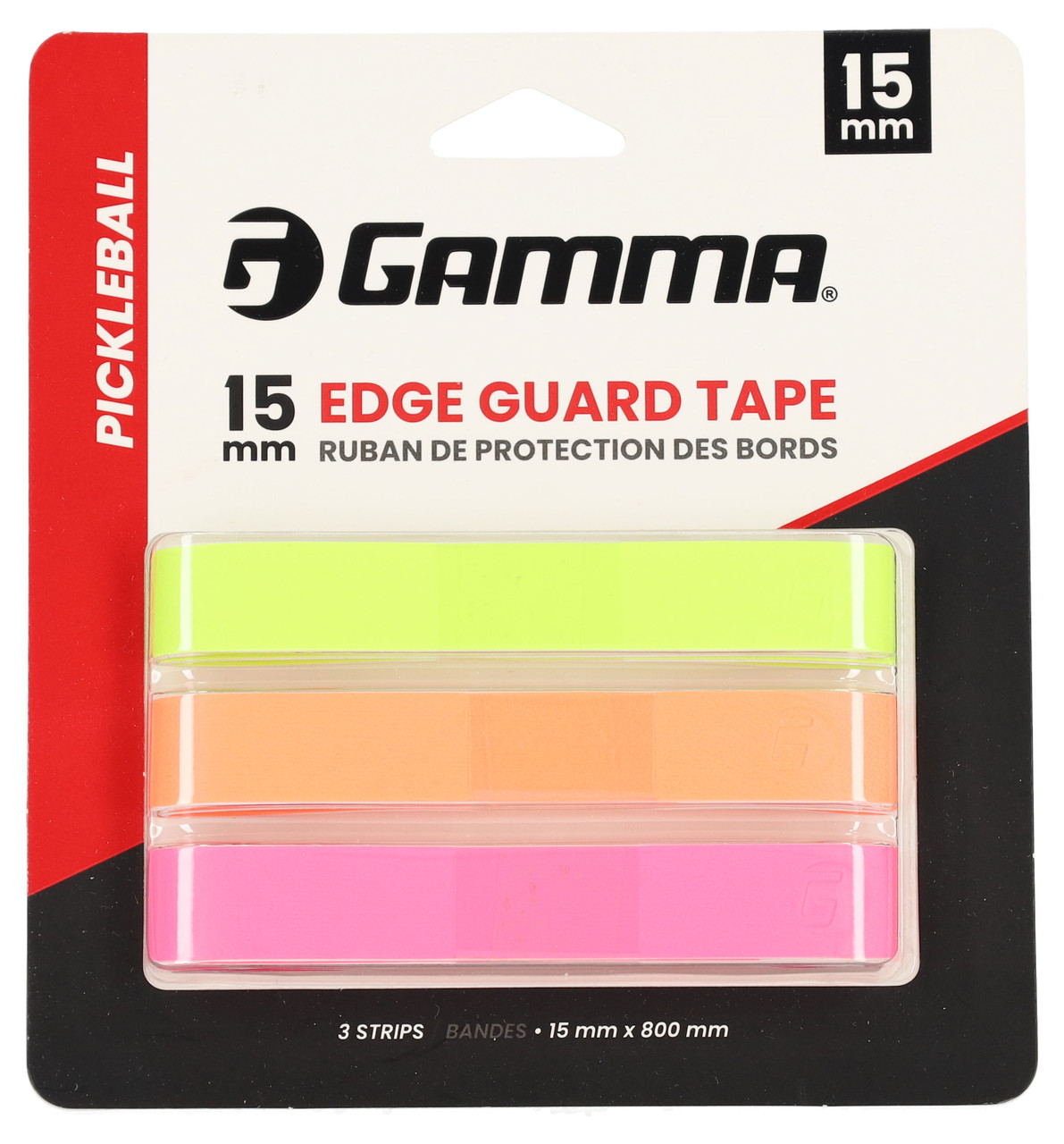 GAMMA Pickleball Paddle Edge Protection Tape 3 Pack - Apollo Leisure