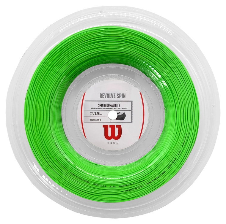Wilson Revolve Spin 17 1.25mm 200M Reel - Racquet Depot UK