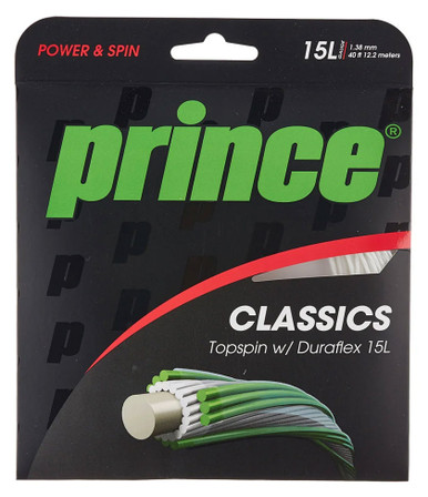 Prince Topspin Duraflex 15L 1.38mm Set - W & D Strings