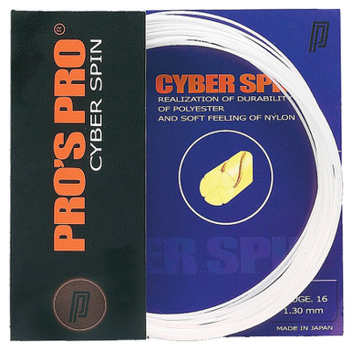 Pro's Pro Cyber Spin 16 1.30mm Set - W & D Strings