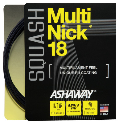 Ashaway MultiNick 18 1.15mm Squash Set - Apollo Leisure