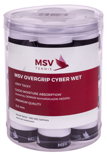 MSV Cyber Wet Overgrip 24 Pack - Apollo Leisure