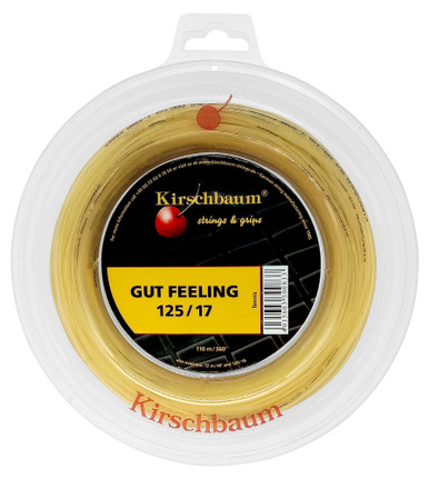 Kirschbaum Gut Feeling 17 1.25mm Squash 200M Reel - Apollo Leisure