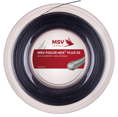MSV Focus-Hex Plus 38 17 1.20mm 200M Reel - Racquet Depot UK