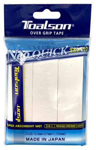 Toalson Neo Quick Overgrip 3 Pack - Apollo Leisure