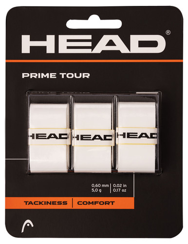 HEAD Prime Tour Overgrip 3 Pack - Apollo Leisure