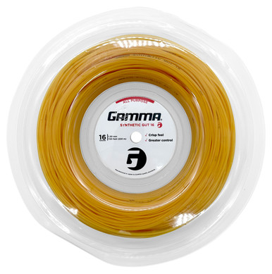 GAMMA Synthetic Gut 16 1.30mm 220M Reel - W & D Strings