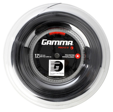 GAMMA Poly-Z 17 1.25mm 200M Reel - W & D Strings