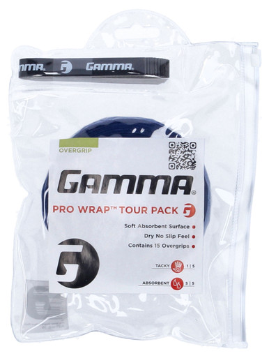 GAMMA Pro Wrap Overgrip 15 Pack - Apollo Leisure