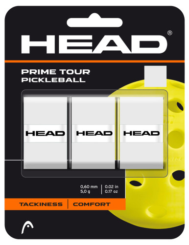 HEAD Prime Tour Pickleball Overgrip 3 Pack