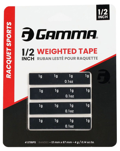 GAMMA Weighted Tape 4 Pack - Racquet Depot UK