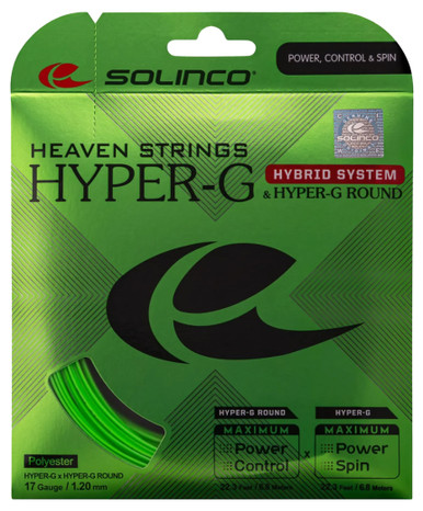 Solinco Hyper-G Hybrid System 17 1.20mm Set - Racquet Depot UK